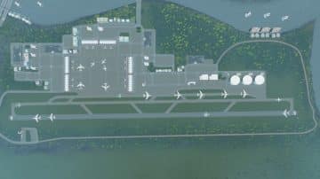 Cities skylines airport terminal roads layout - dsabell